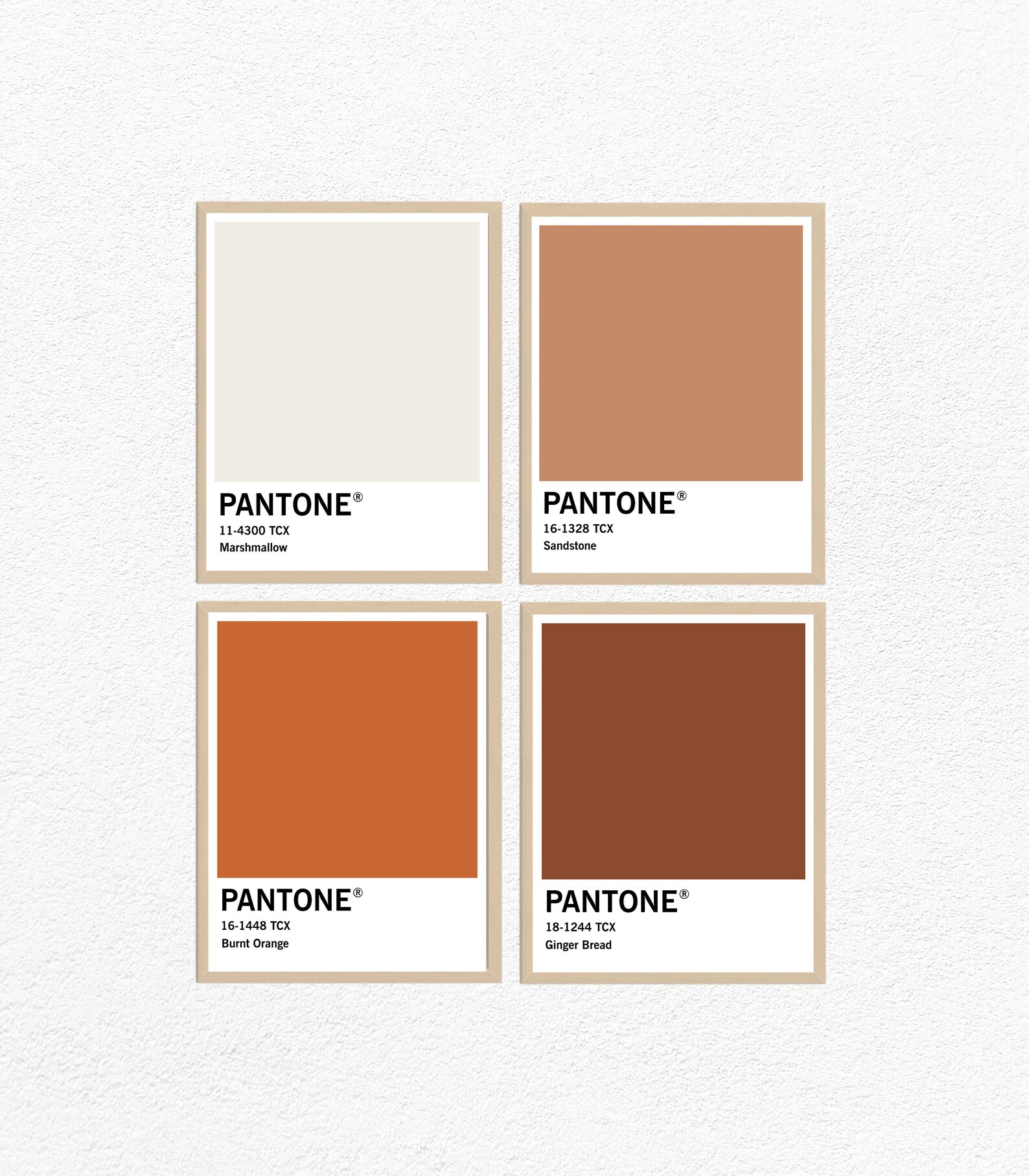 Pantone Wall Art Set Pantone Boho Colors Pantone Brown Etsy pantone-wall-art-set-pantone-boho-colors-pantone-brown-etsy