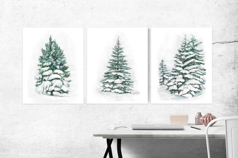 Christmas Printable Set of 6 Christmas Prints Christmas Wall - Etsy