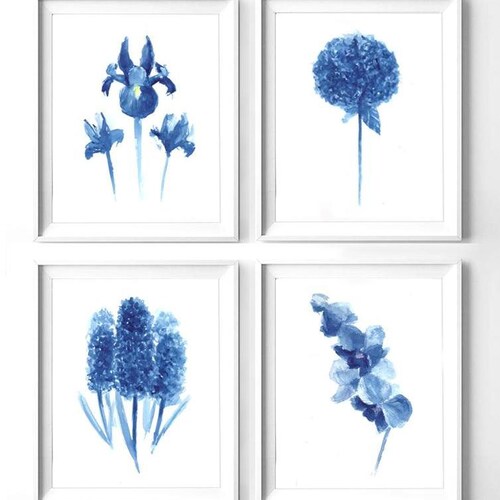 Teal Wall Art Teal Printable Art Abstract Printable Art | Etsy