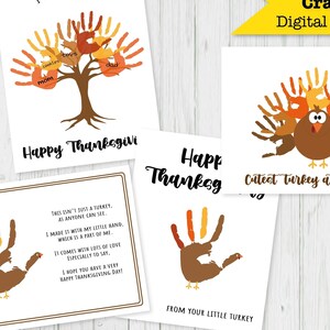Thanksgiving Handprint Craft, Turkey Handprint, Thanksgiving Craft for ...