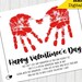 Valentines Day Handprint Craft, DIY Craft, Poem, Digital Download ...