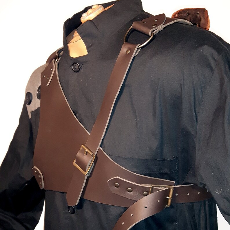 Double Back Scabbard in Real Leather for LARP Swords Weapons - Etsy