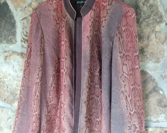 Snake Skin Jacket - Etsy