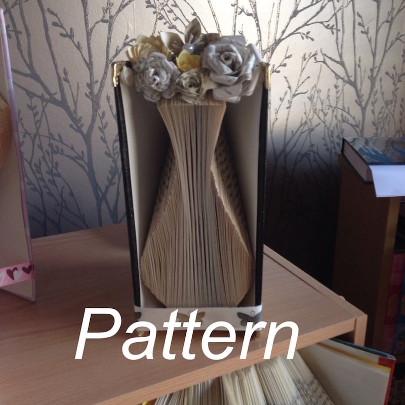 Book Folding Vases - Etsy