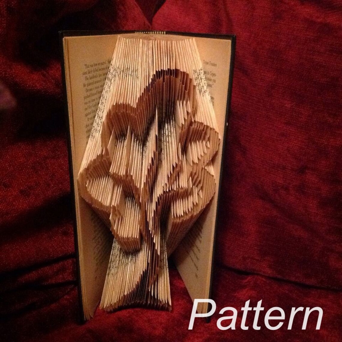Tree Book Folding Pattern - Etsy