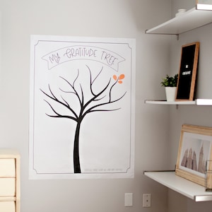 Gratitude Tree Engineer Prints/ Large Size Gratitude Tree/ Gratitude ...