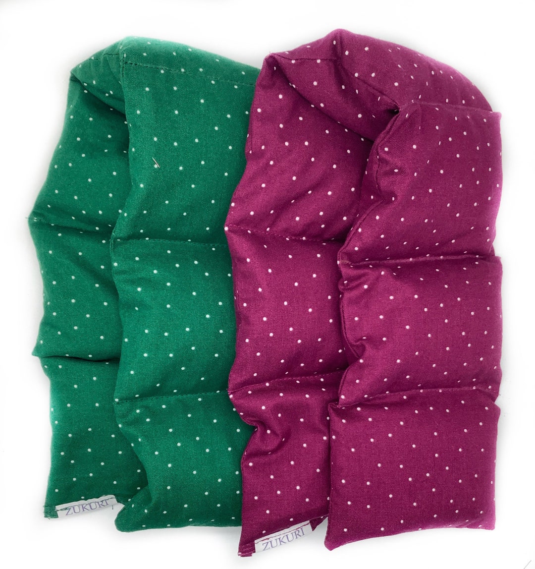 Heating Pad, Flax Seed Filled Heating Pad, Neck Warmer, Microwaveable ...