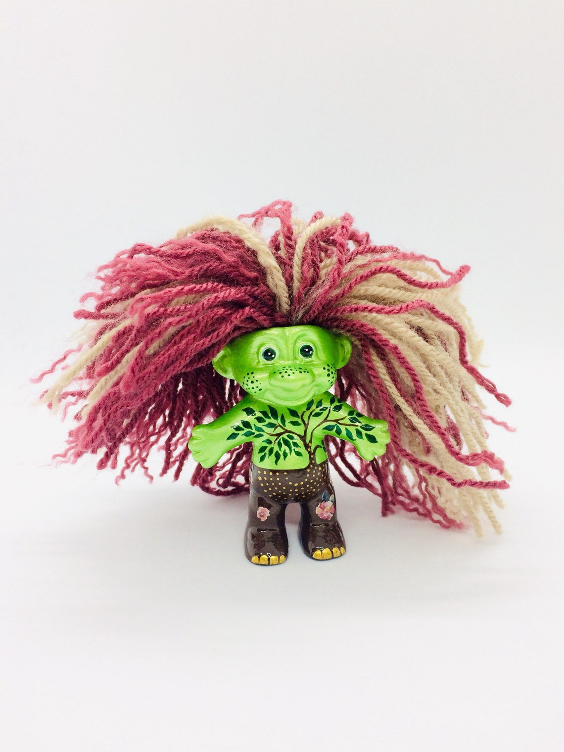 Namaste Troll Woodland Troll Doll Forest Troll Birthday | Etsy