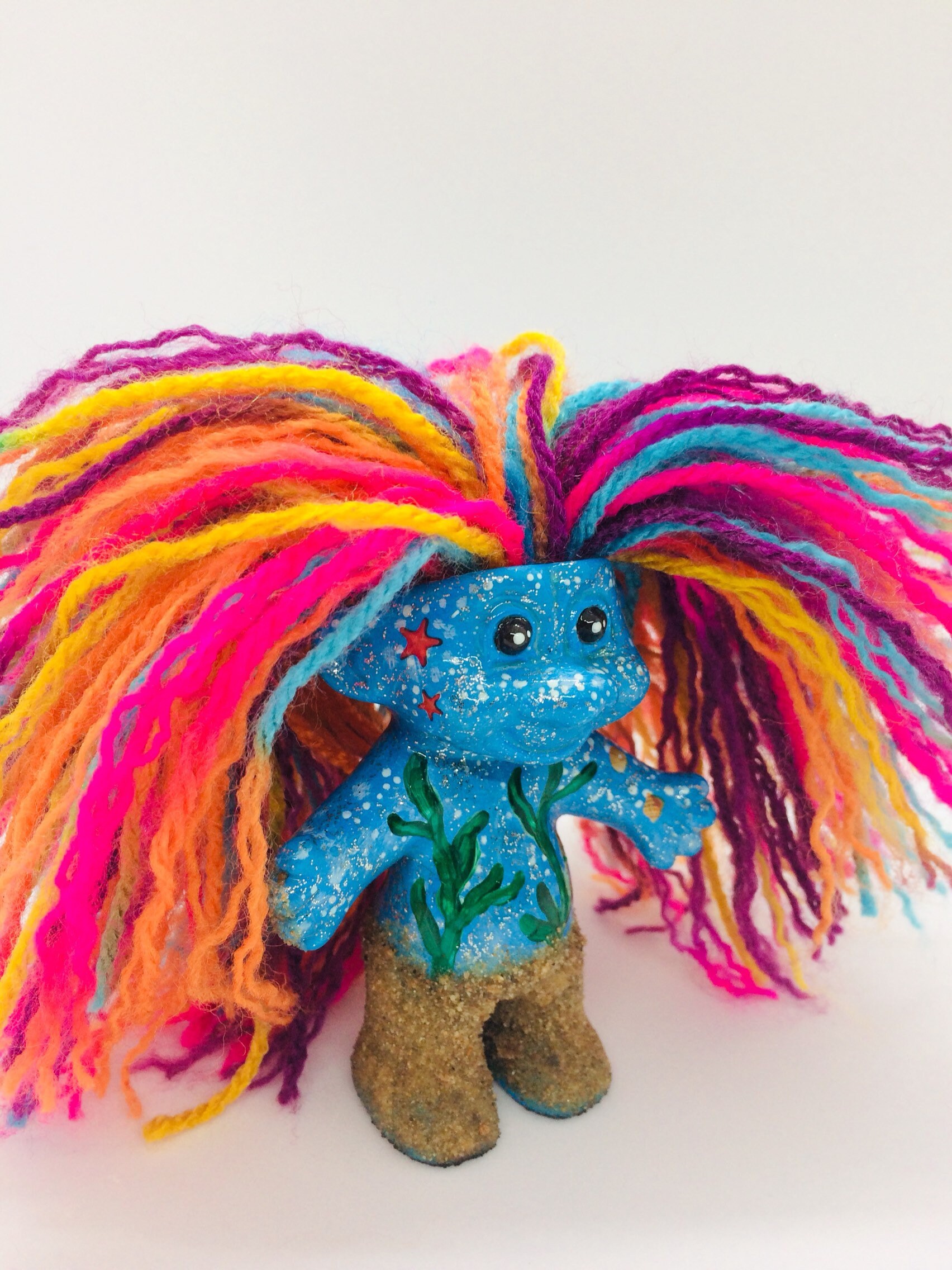 Namaste Troll Sea Baby Ocean Troll Doll Heirloom Doll | Etsy