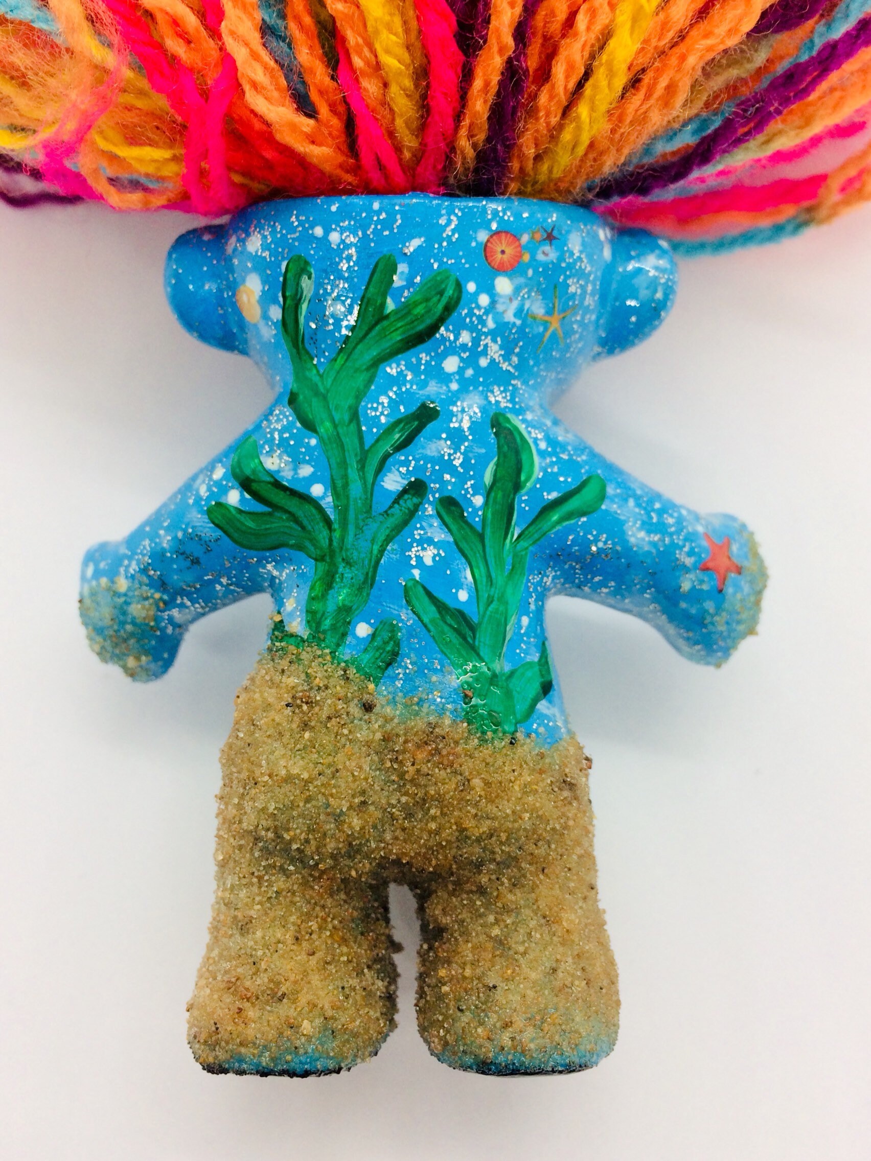 Namaste Troll Sea Baby Ocean Troll Doll Heirloom Doll - Etsy UK