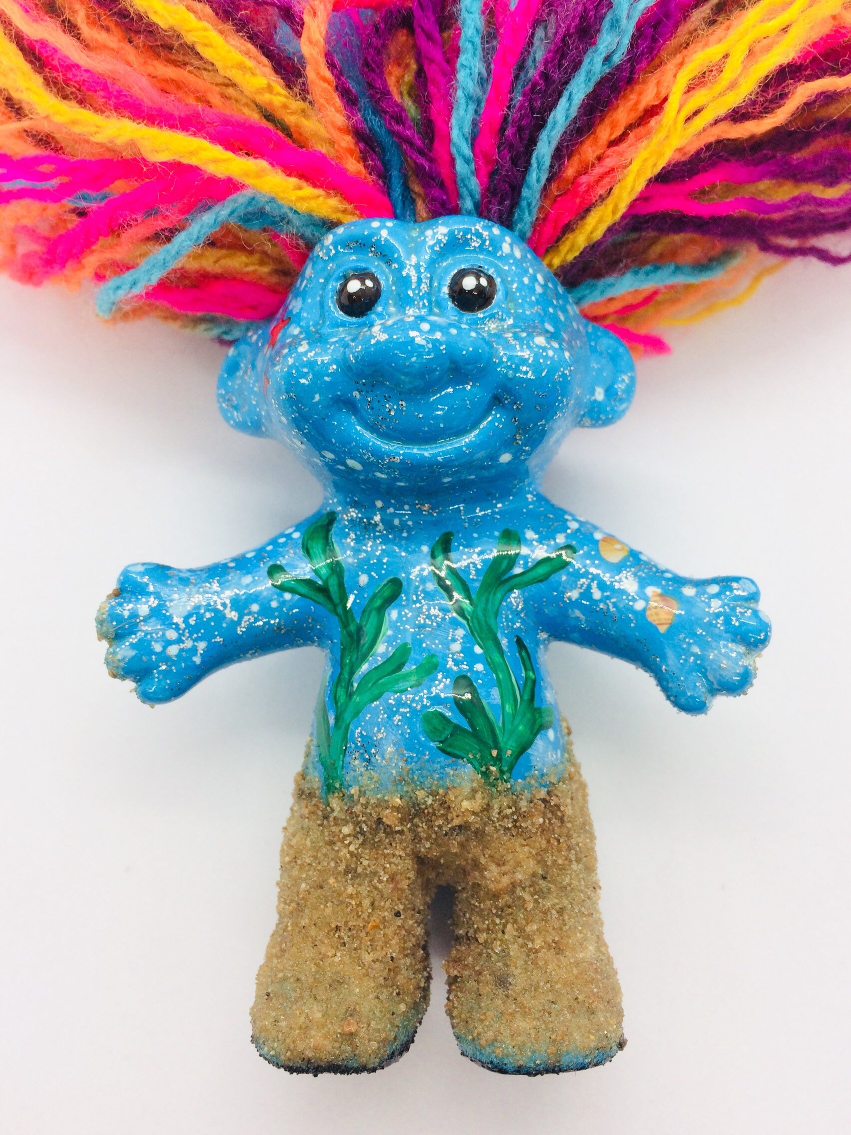Namaste Troll Sea Baby Ocean Troll Doll Heirloom Doll - Etsy UK