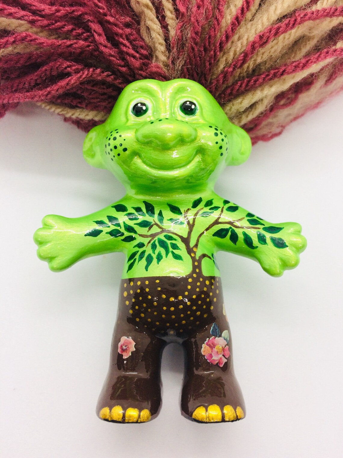 Namaste Troll Woodland Troll Doll Forest Troll Birthday - Etsy UK