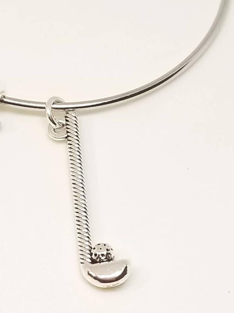 Golf bracelet Golf charm bracelet Golf jewelry Golf | Etsy