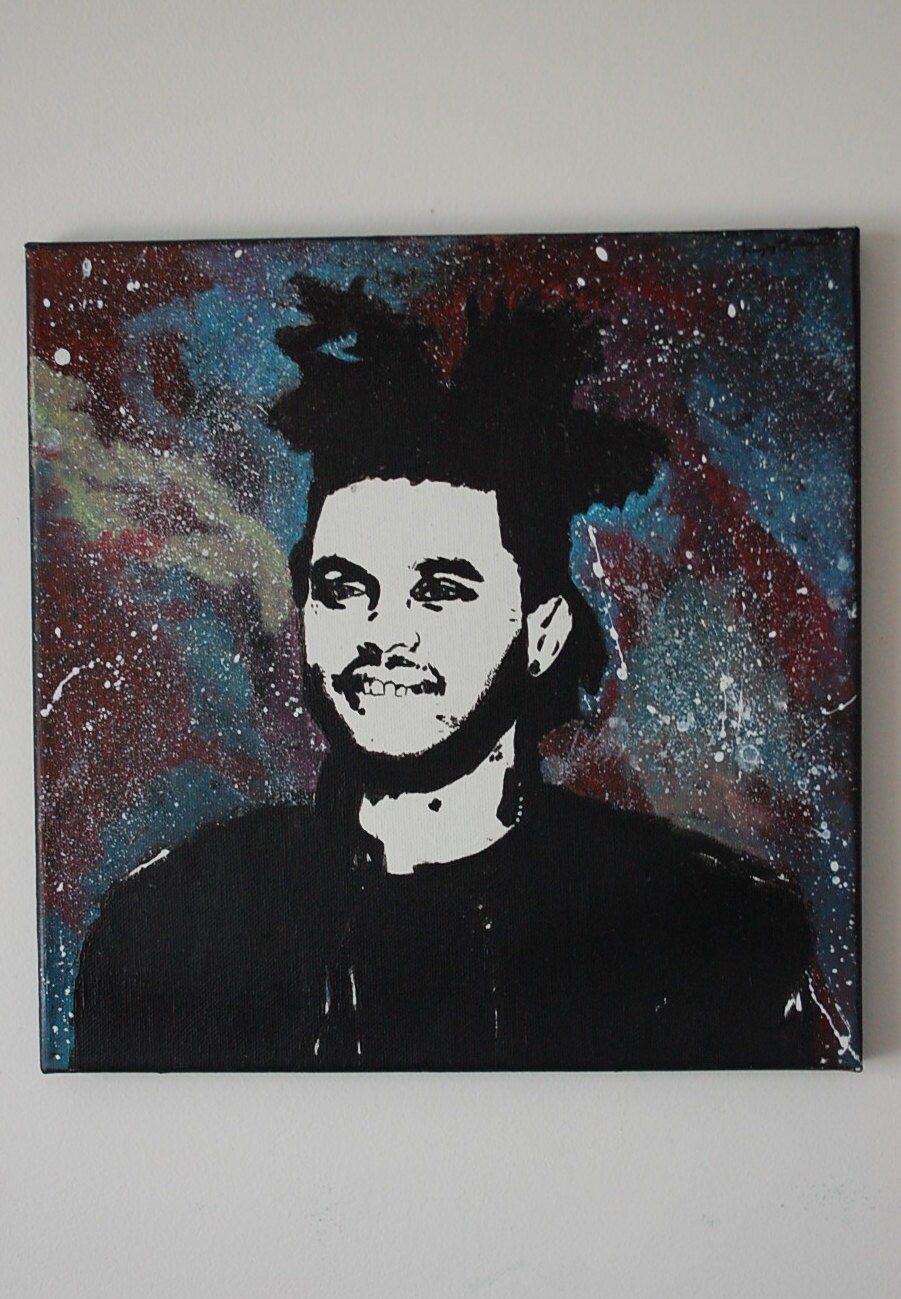 The Weeknd Stencil