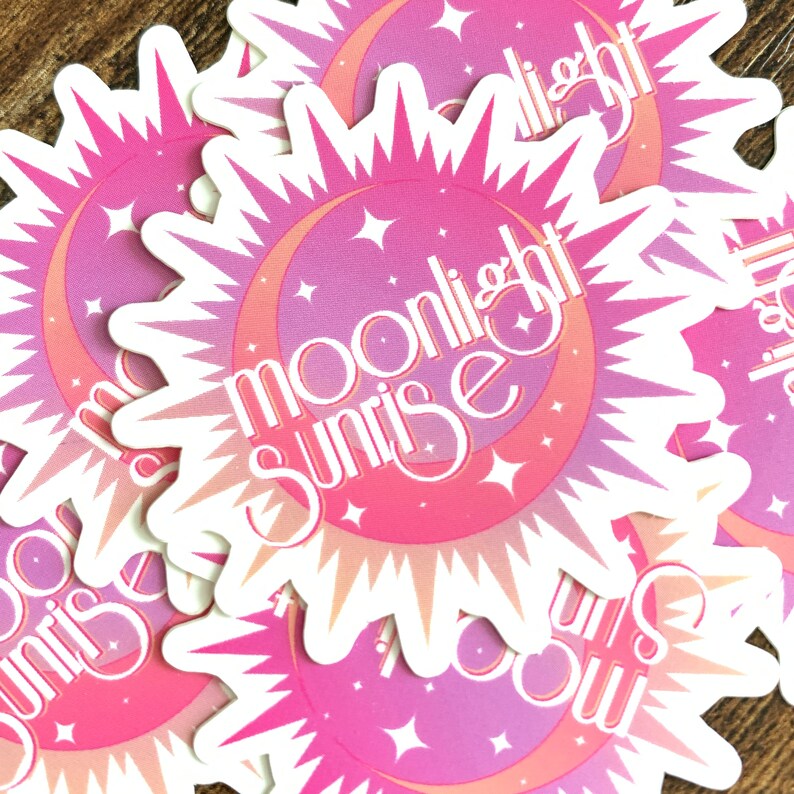 Mini Moonlight Sunrise Sticker, Twice, Ready to Be, Sticker, Kpop ...
