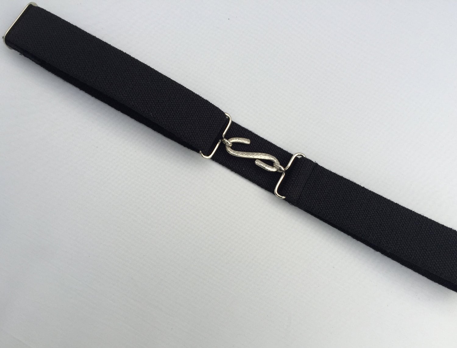 Elasticated Snake Belt Black Uniform 30mm Adult Boys Girls Mens Womens ...