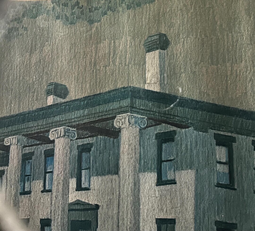 Lithograph of the Kinsman House. Historical Homes of Warren Ohio ...