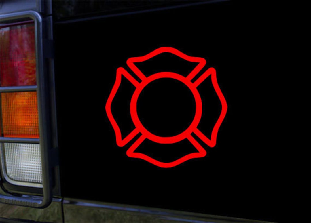 Fire Department Logo Decal, Firefighter Decal, Truck Decals, Car Decals ...