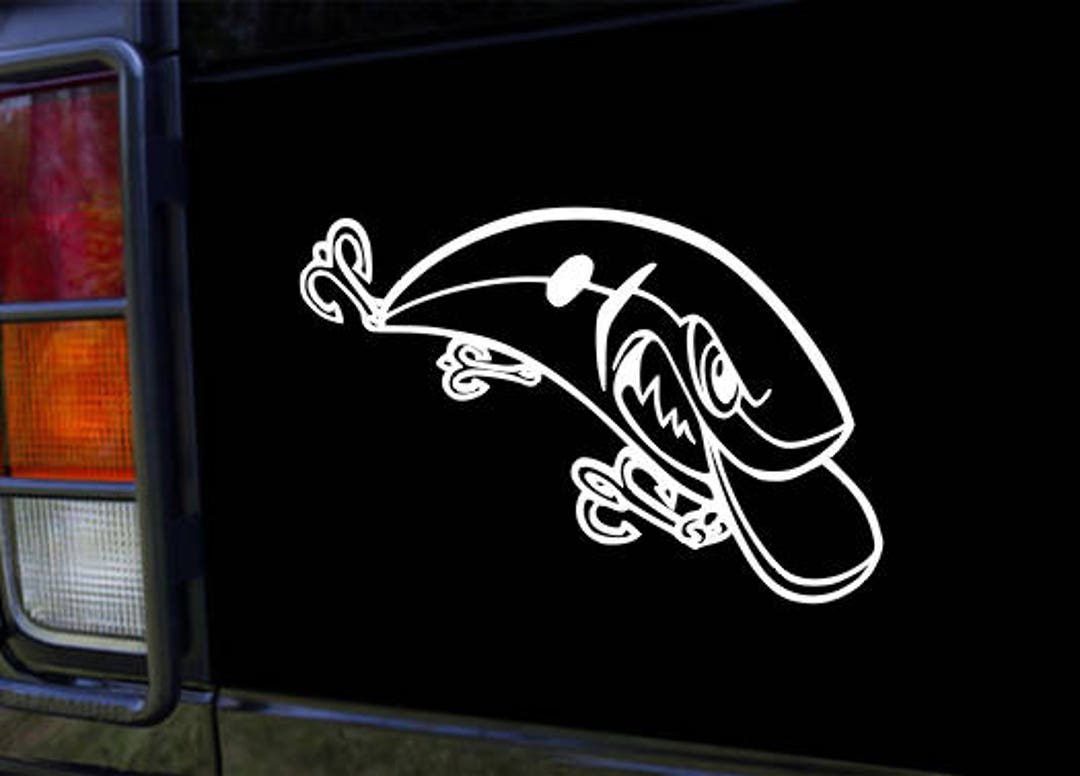 Crank Bait Fishing Lure Vinyl Sticker Decal for Car, Truck, Yeti and ...
