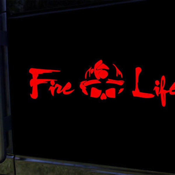 Fire Dept Decal - Etsy