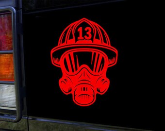Fire Helmet Stickers - Etsy