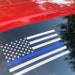 Thin Blue Line Flag Vinyl Sticker Decal for Truck, Car Window and More ...