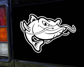 Catfish Decal | Etsy