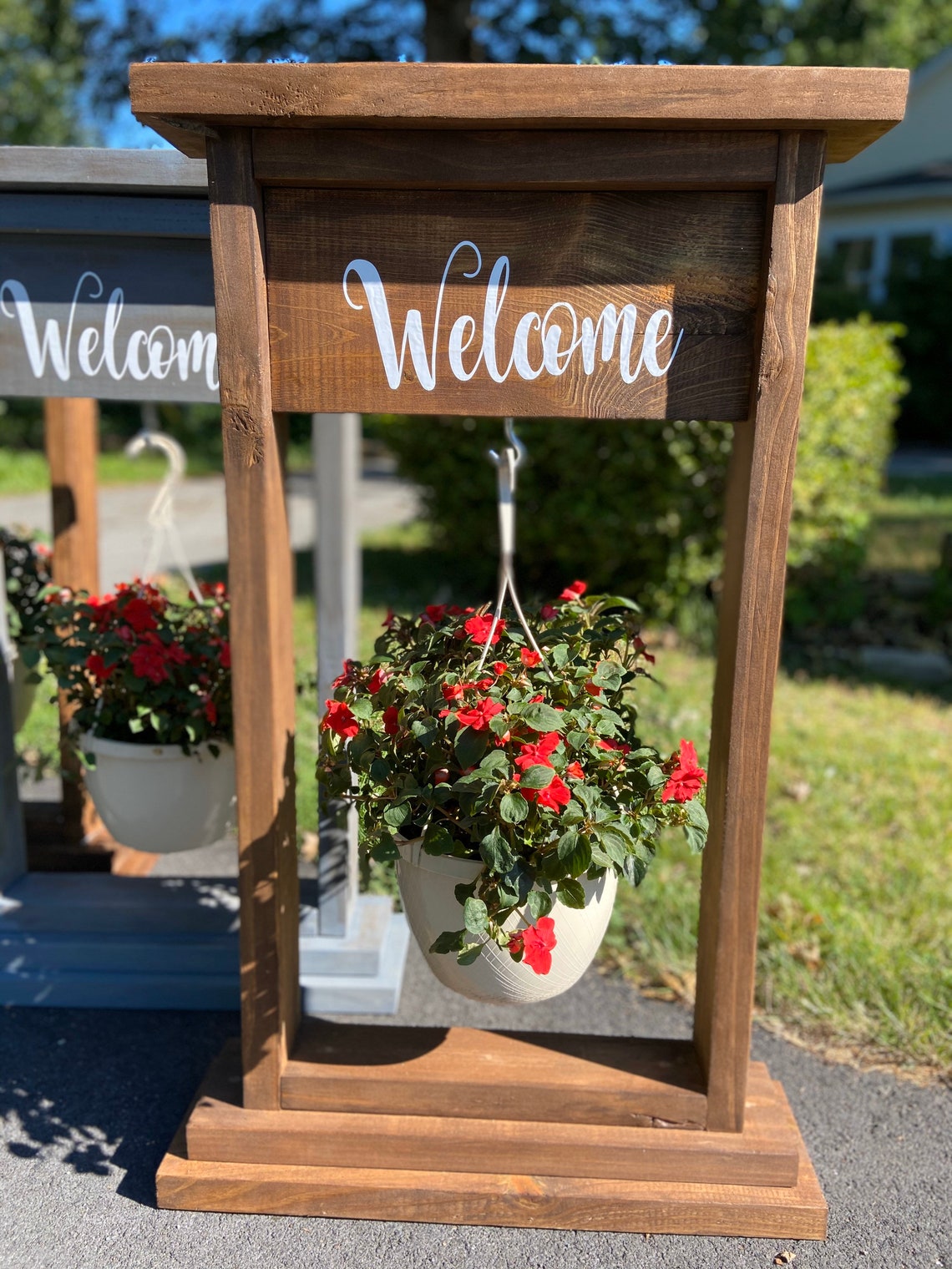 Welcome Planter Welcome to Our Home Porch Decor Welcome | Etsy