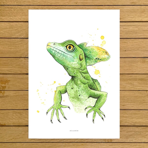 Basilisk Print - Etsy