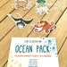 Ocean Stickers Transparent Stickers Vinyl Stickers Plastic - Etsy