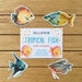 Ocean Stickers Transparent Stickers Vinyl Stickers Plastic - Etsy