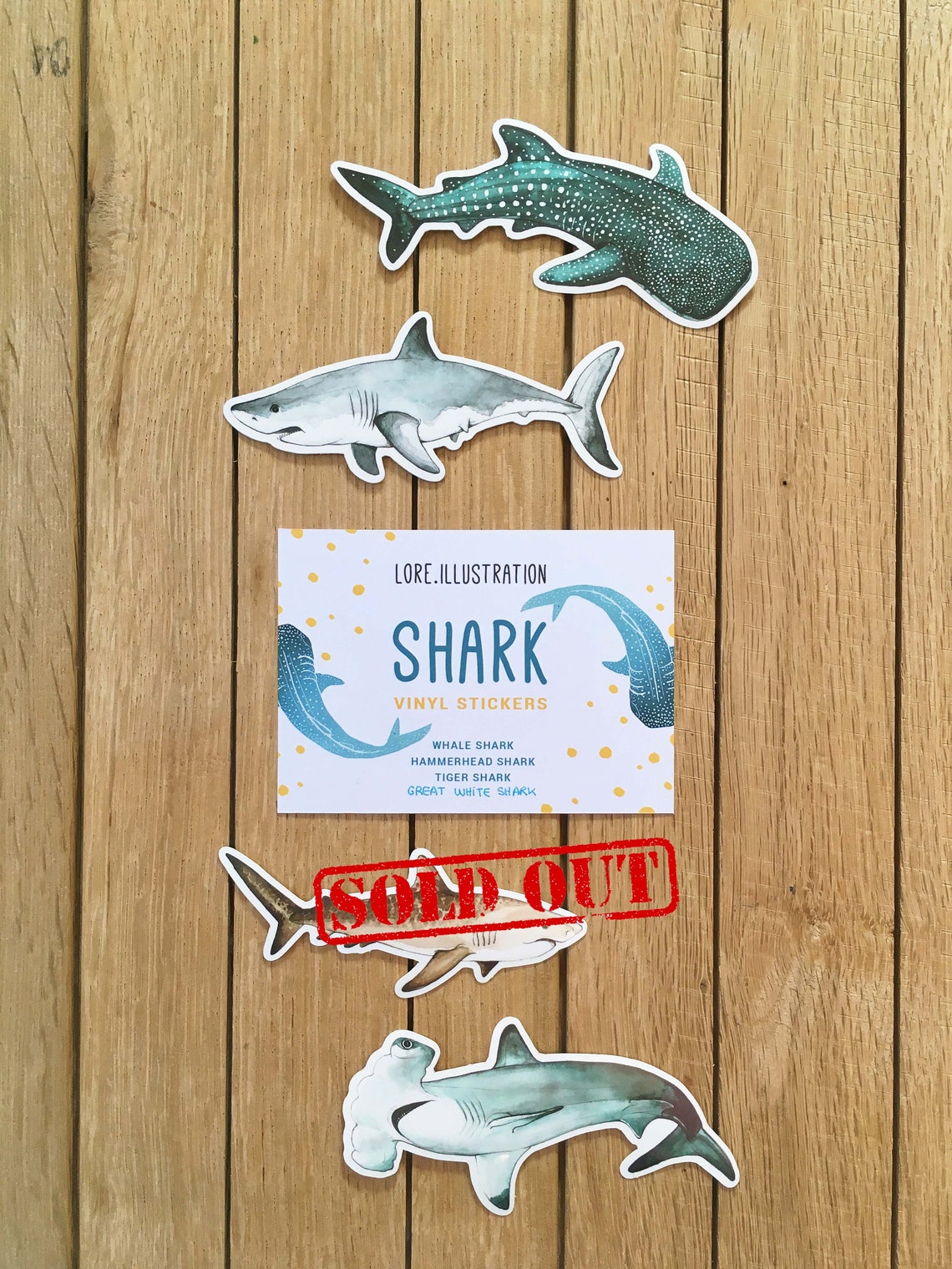 Shark Stickers Vinyl Stickers Sharks Ocean Life Plastic | Etsy UK