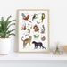 Rainforest Poster, Rainforest Animals, Watercolor Art, Nursery Decor ...