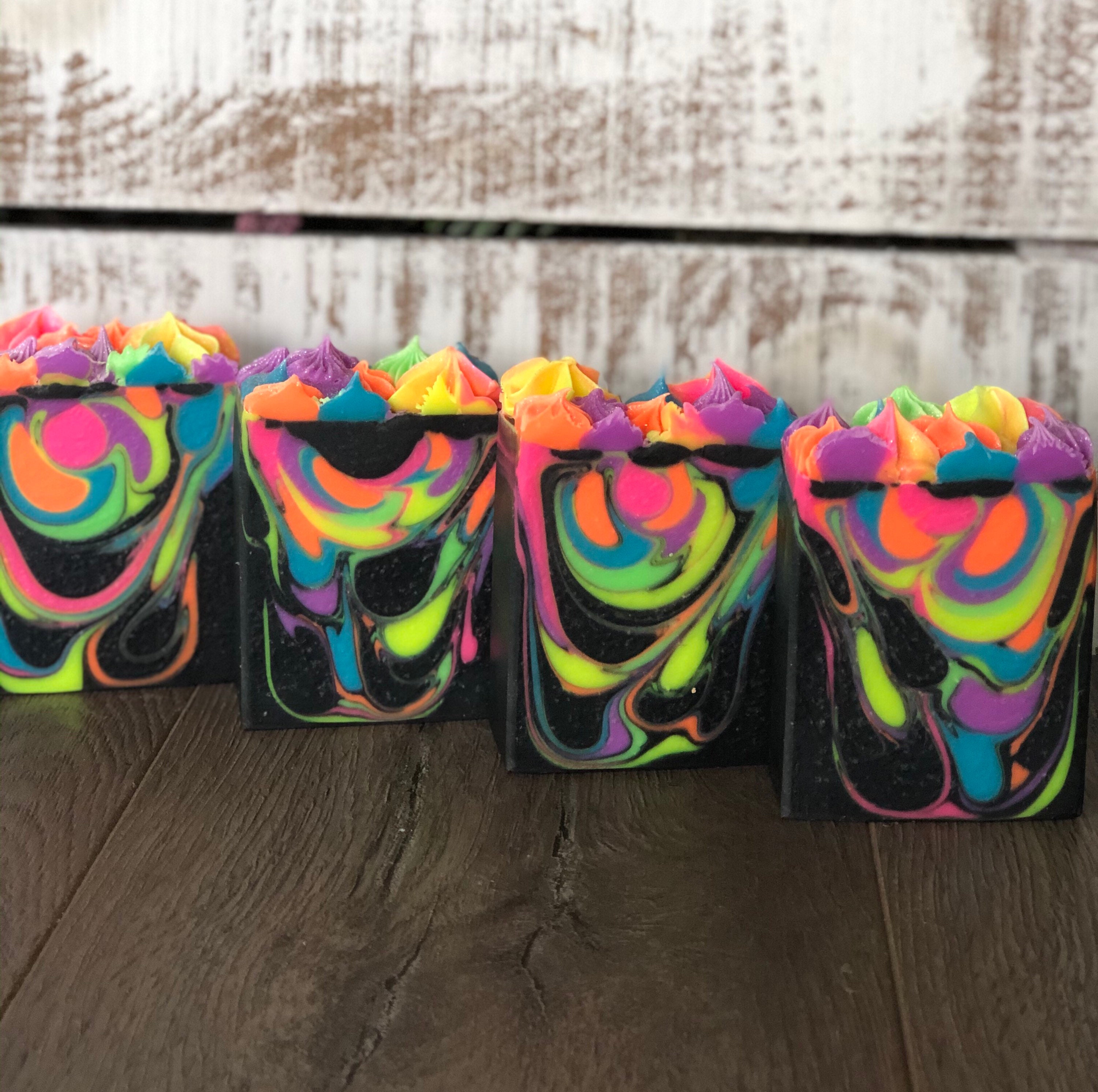 Light Bright Neon Soap | Vegan Soap | Activated Charcoal Soap ...