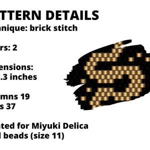 Snake Python Brick Stitch Earring Pattern, Cobra Earring Pattern, Seed ...