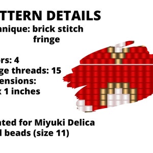 Christmas Angel Brick Stitch Fringe Earring Pattern, Fairy Angel ...