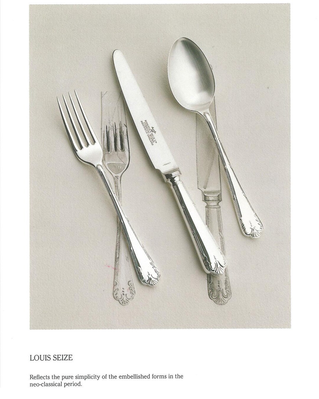 Silver Plated Set of Seventy Six Pieces (76) -flatware Set, Louis Seize ...