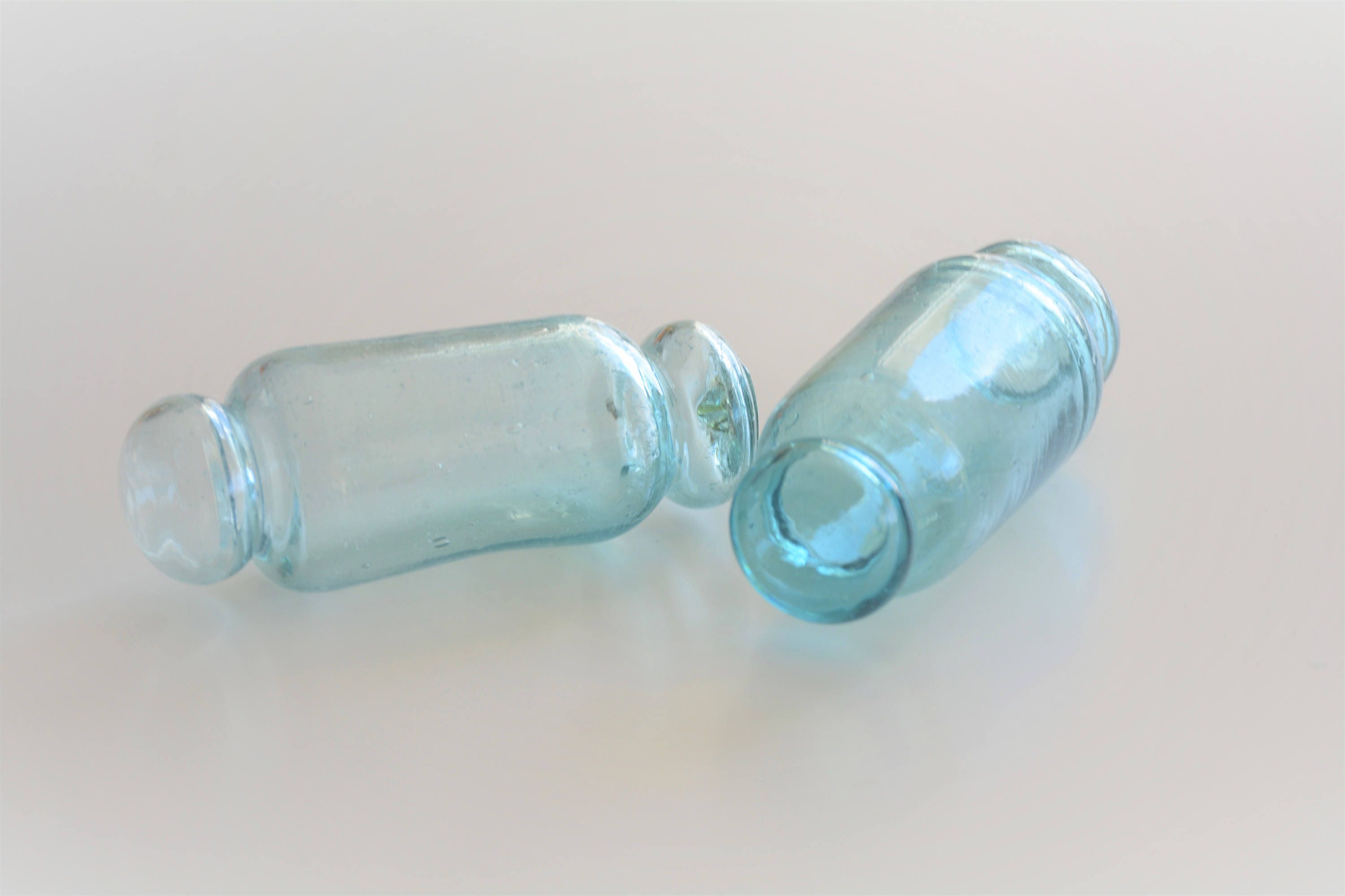 Pair of Rolling Pin Vintage Japanese Glass Fishing Floats - Etsy