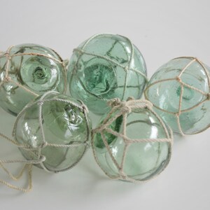 Set of 5 Vintage Green Fishing Floats - Etsy