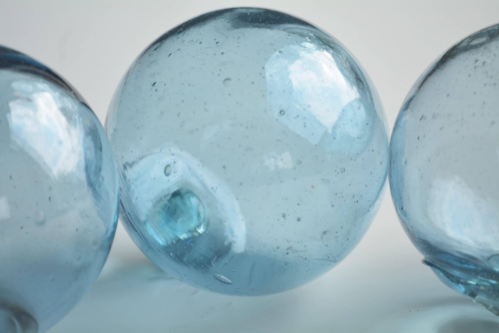 Set of Three Blue Vintage Fishing Floats, 3 to 3.5 Inches - Etsy