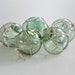 Set of 5 Vintage Green Fishing Floats - Etsy