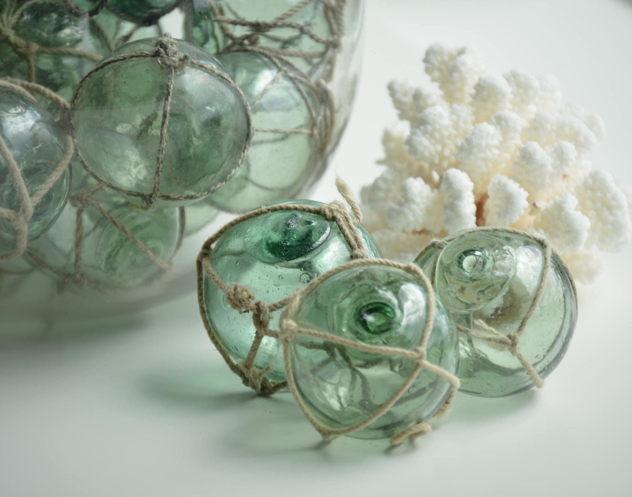 Green Vintage Japanese Fishing Floats - Etsy