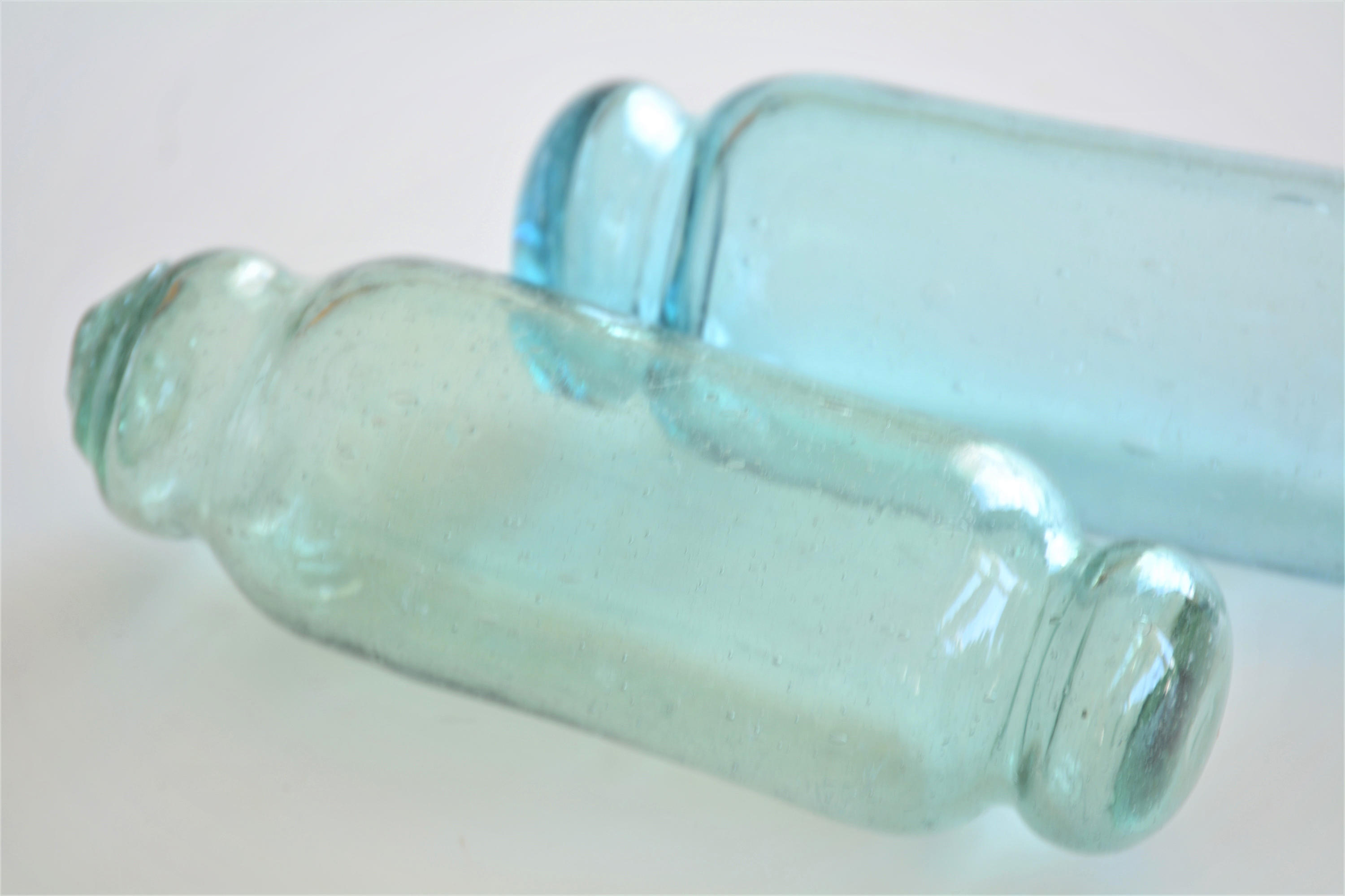 Pair of Rolling Pin Vintage Japanese Glass Fishing Floats - Etsy