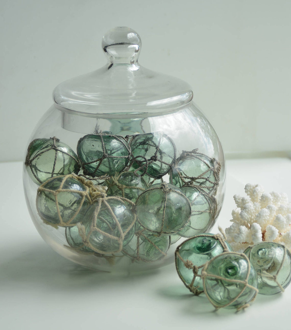 Green Vintage Japanese Fishing Floats - Etsy
