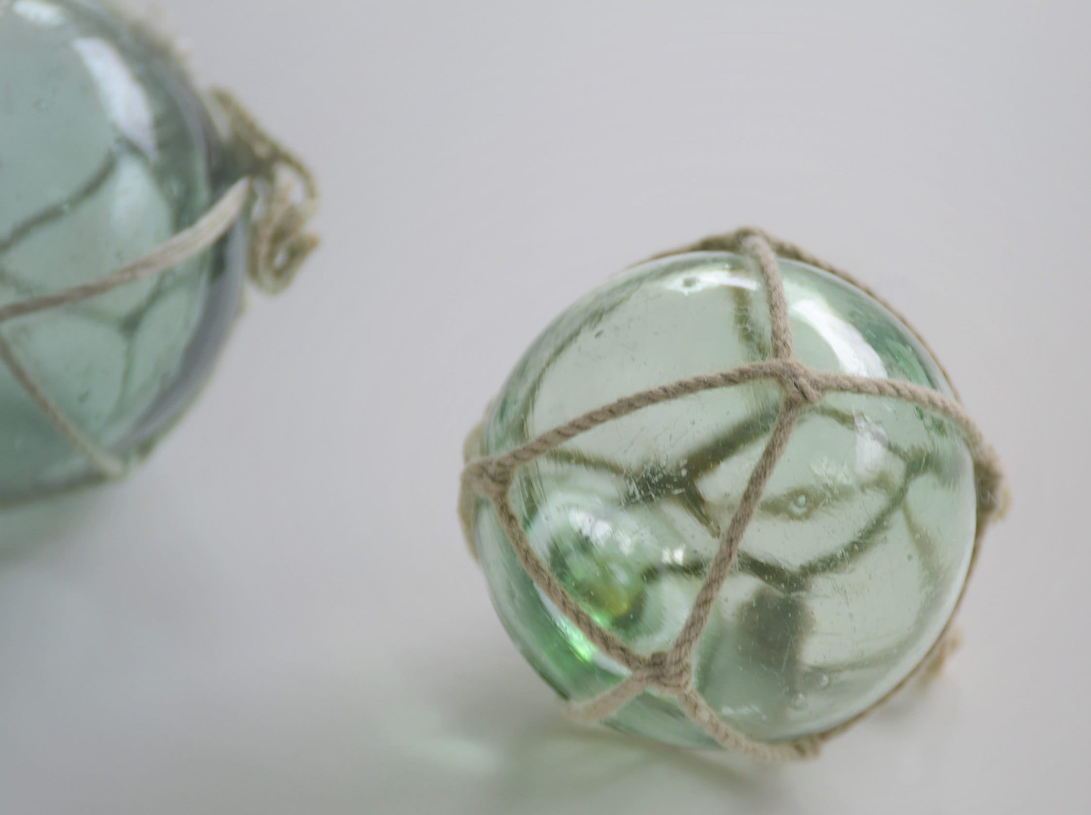 Set of 5 Vintage Green Fishing Floats - Etsy