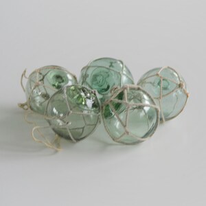Set of 5 Vintage Green Fishing Floats - Etsy