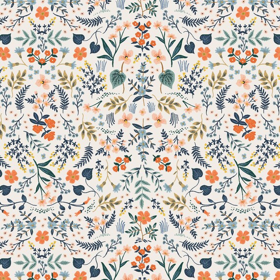 Rifle Paper Co. White Wildwood Floral Rifle Floral Baby - Etsy