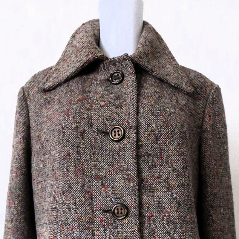 Wool Tweed Coat - Etsy
