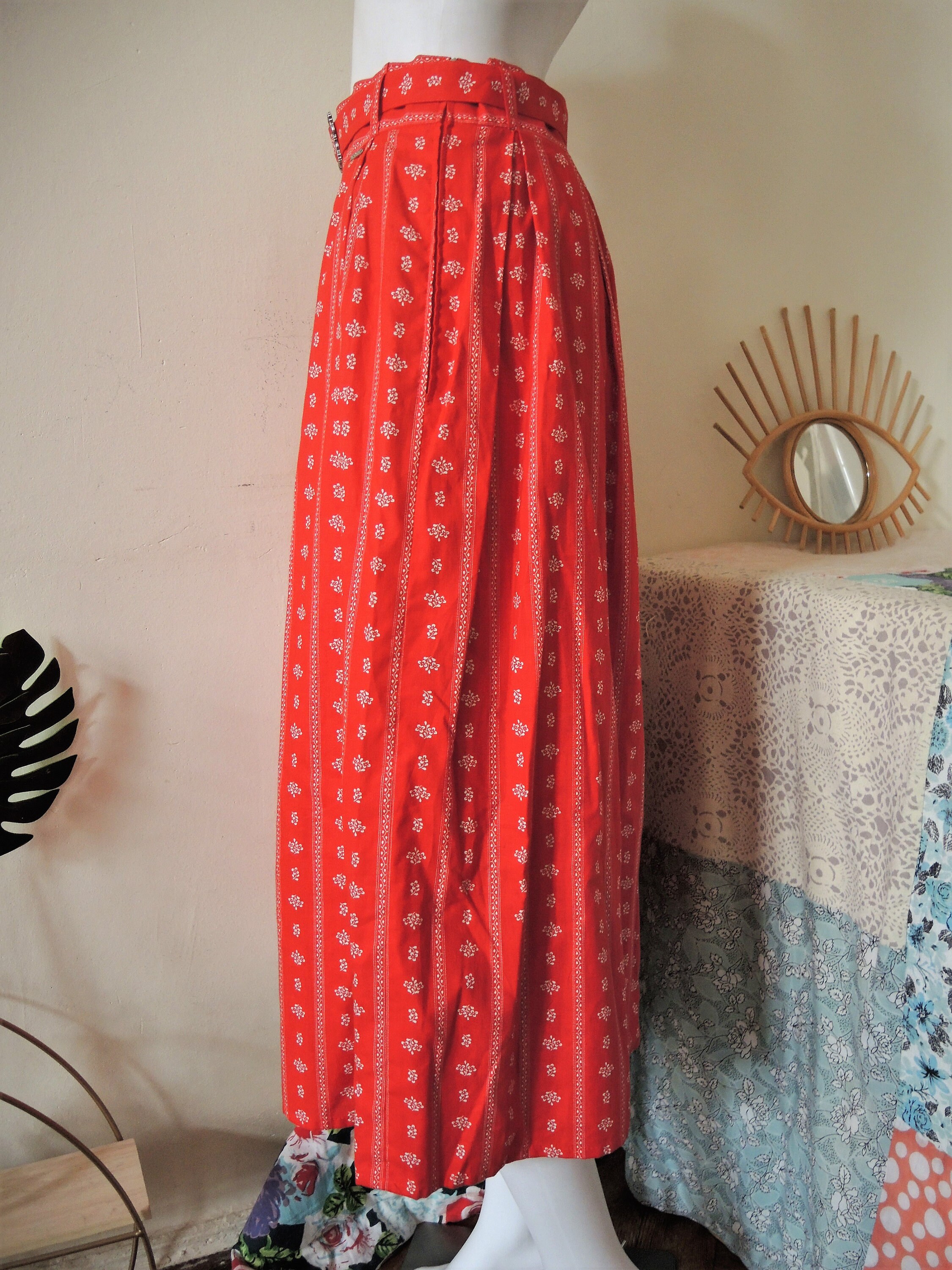 Vintage Geiger Tyrol Floral Trachten Skirt Austrian Folklore - Etsy