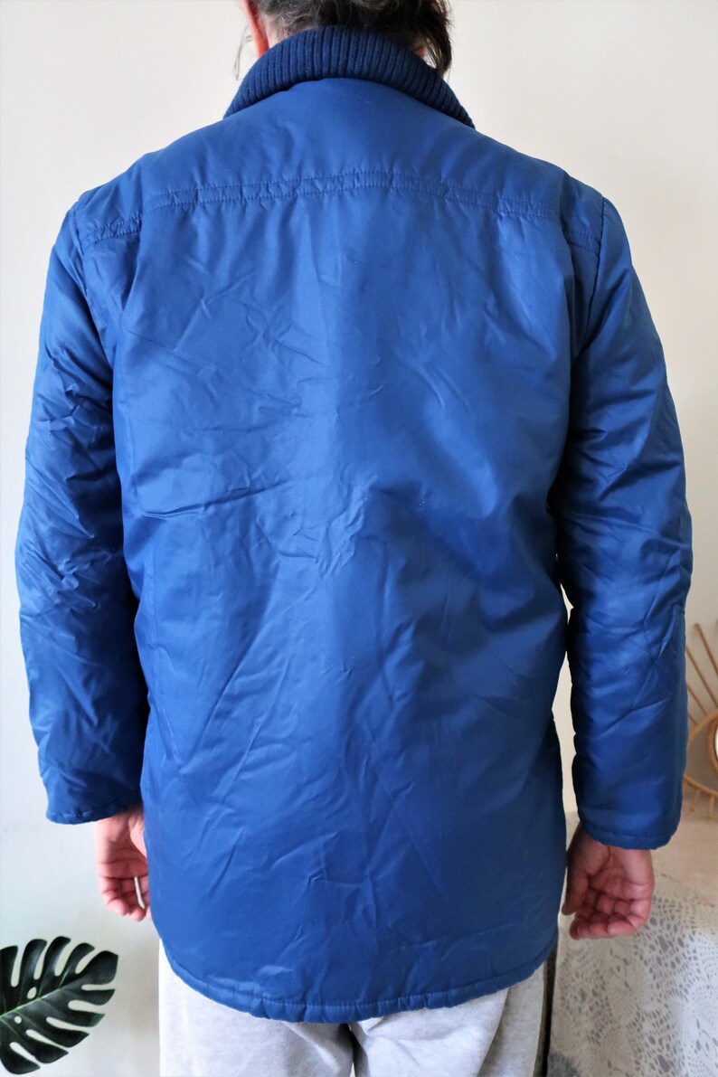 German Vintage Unser Favorit Electric Blue Padded Nylon Ski | Etsy